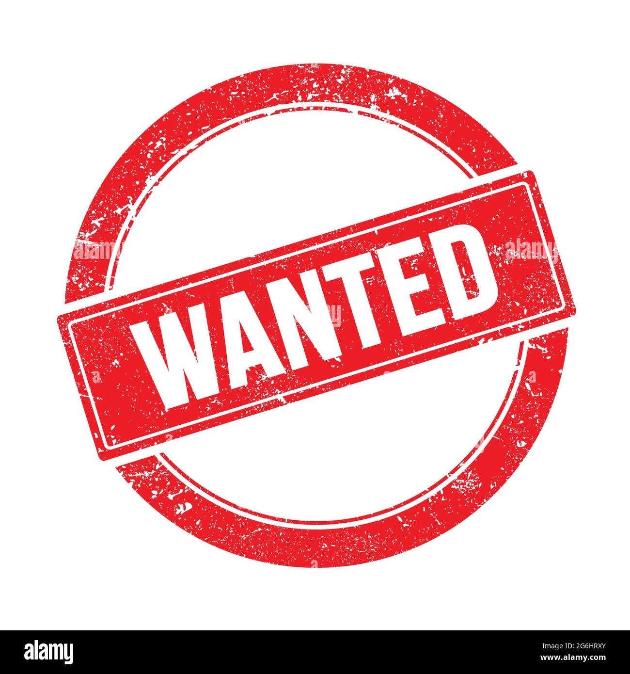 Wanted text on red Cut Out Stock Images & Pictures - Alamy