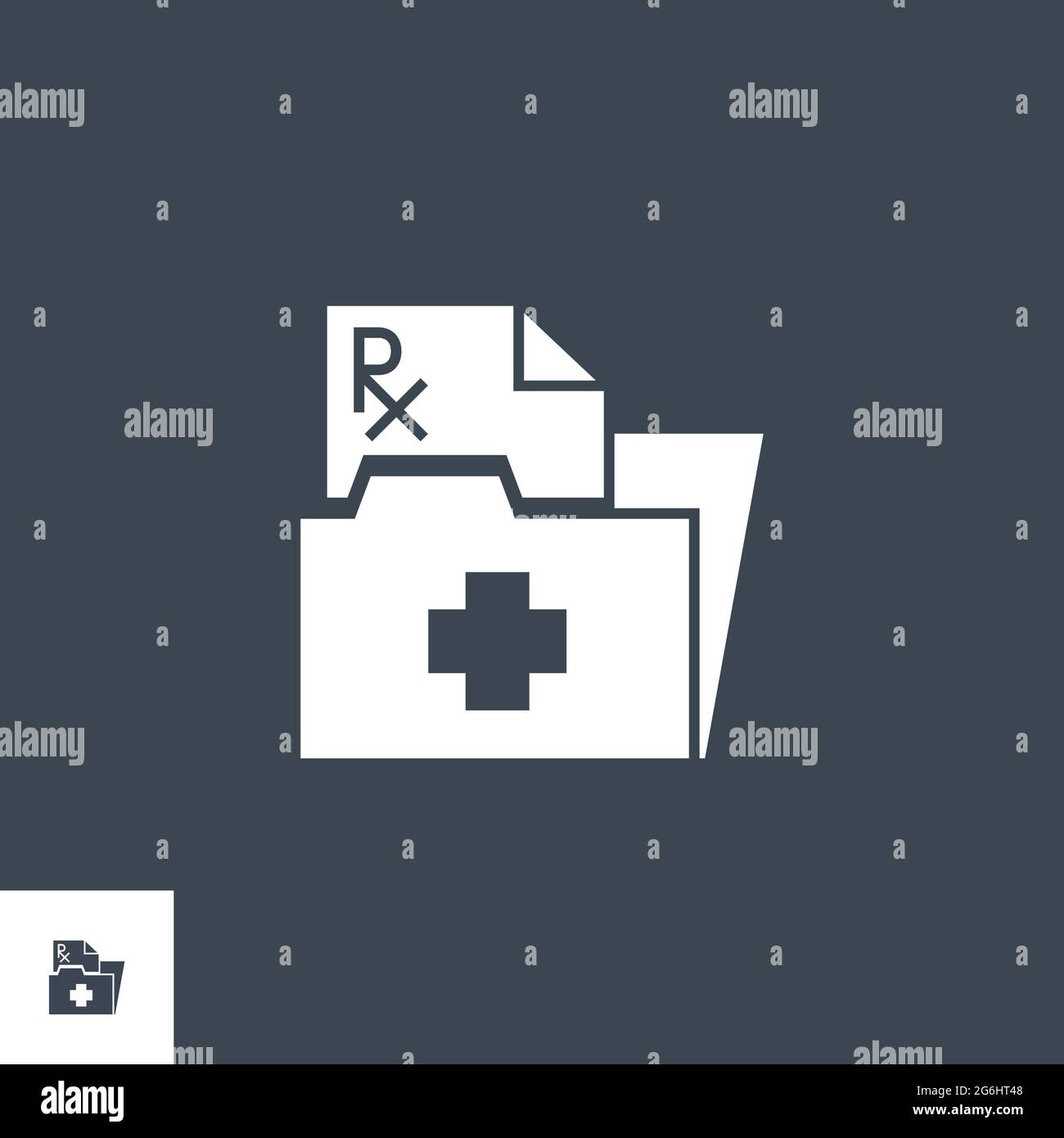 Clinic health folder icon Stock Vector Images - Alamy