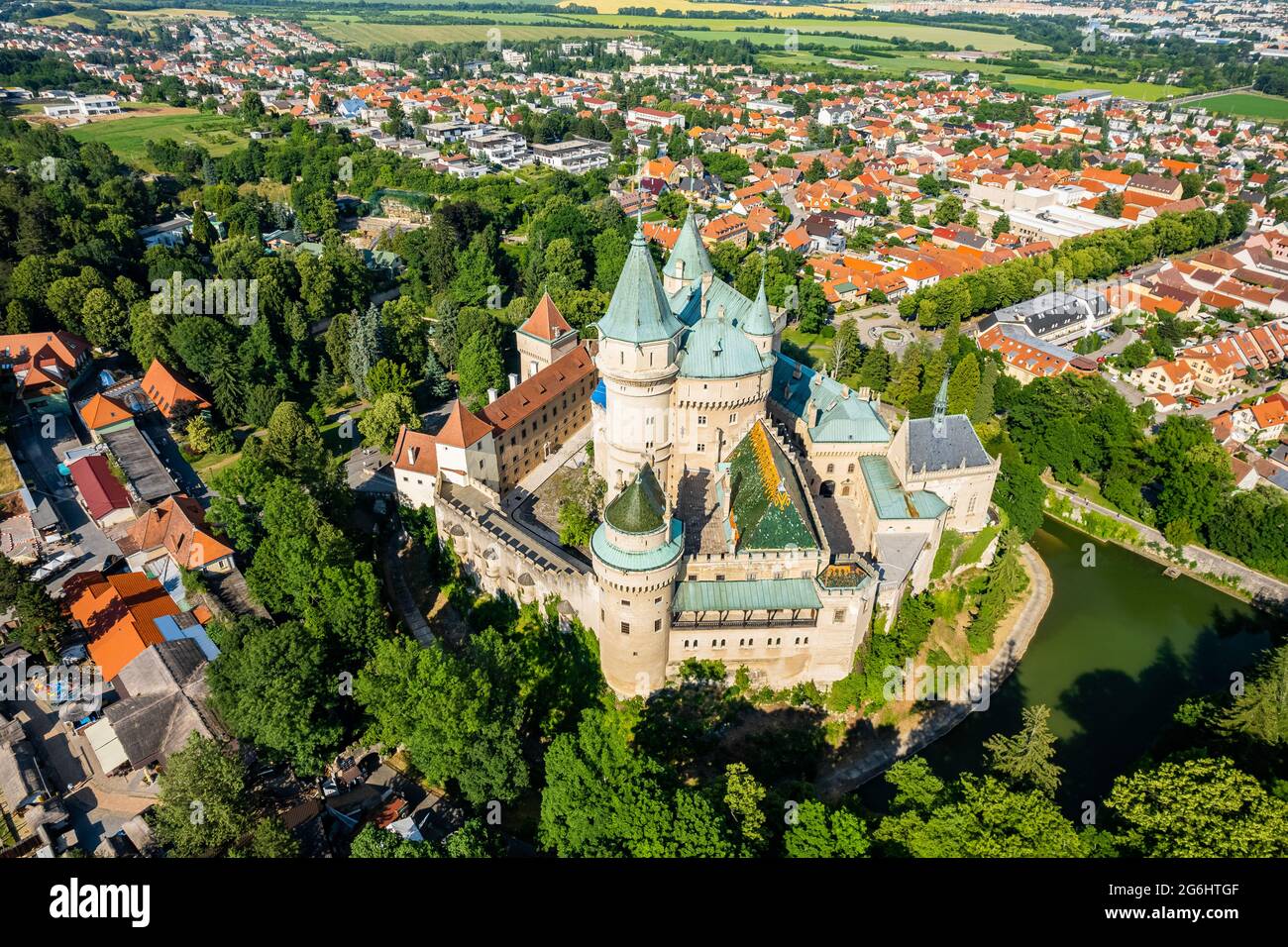 Bojnice Castle, Slovakia Stock Photo - Alamy