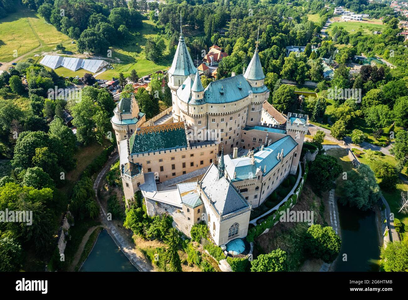 Bojnice Castle, Slovakia Stock Photo - Alamy