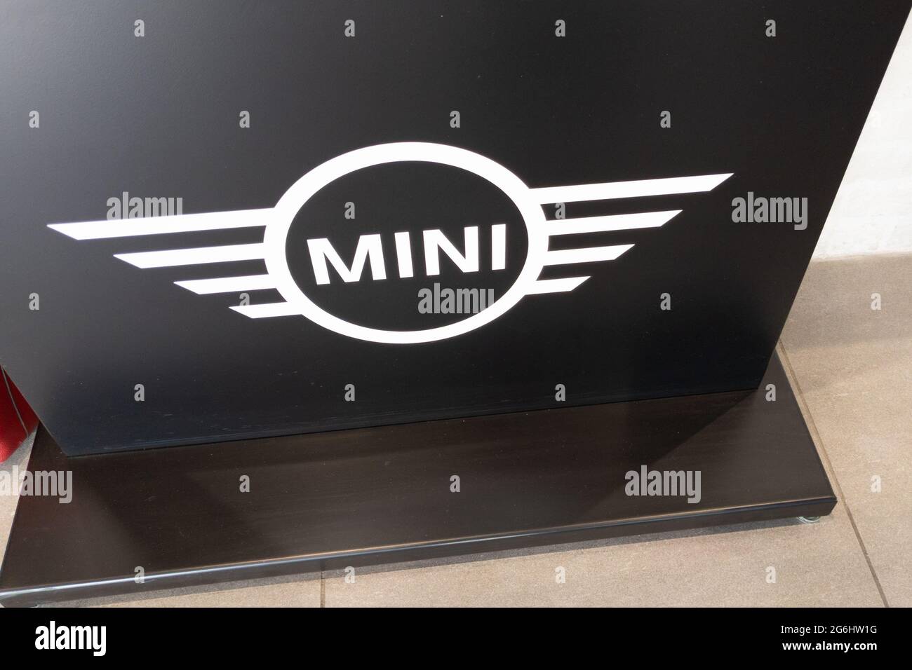 Bordeaux , Aquitaine France - 01 10 2021 : MINI car brand sign and text ...