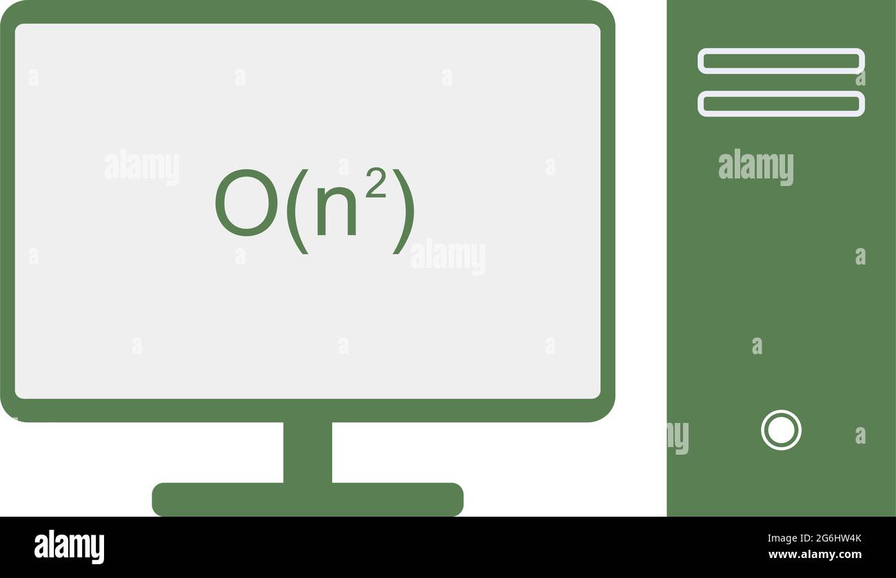 Chemical, math or physics formula on computer screen vector Stock ...