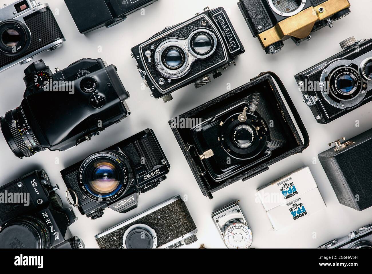 A overview of many photo camara's Stock Photo - Alamy