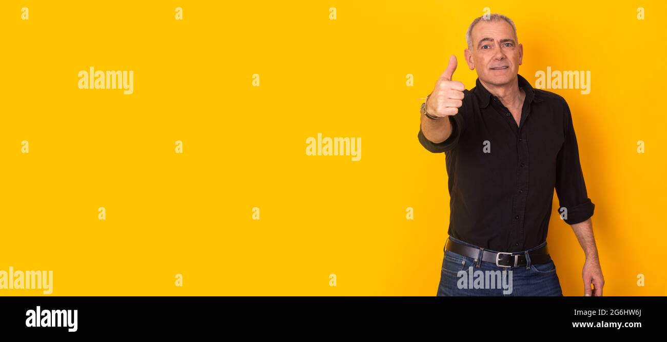 isolated man with okay or approval sign Stock Photo - Alamy