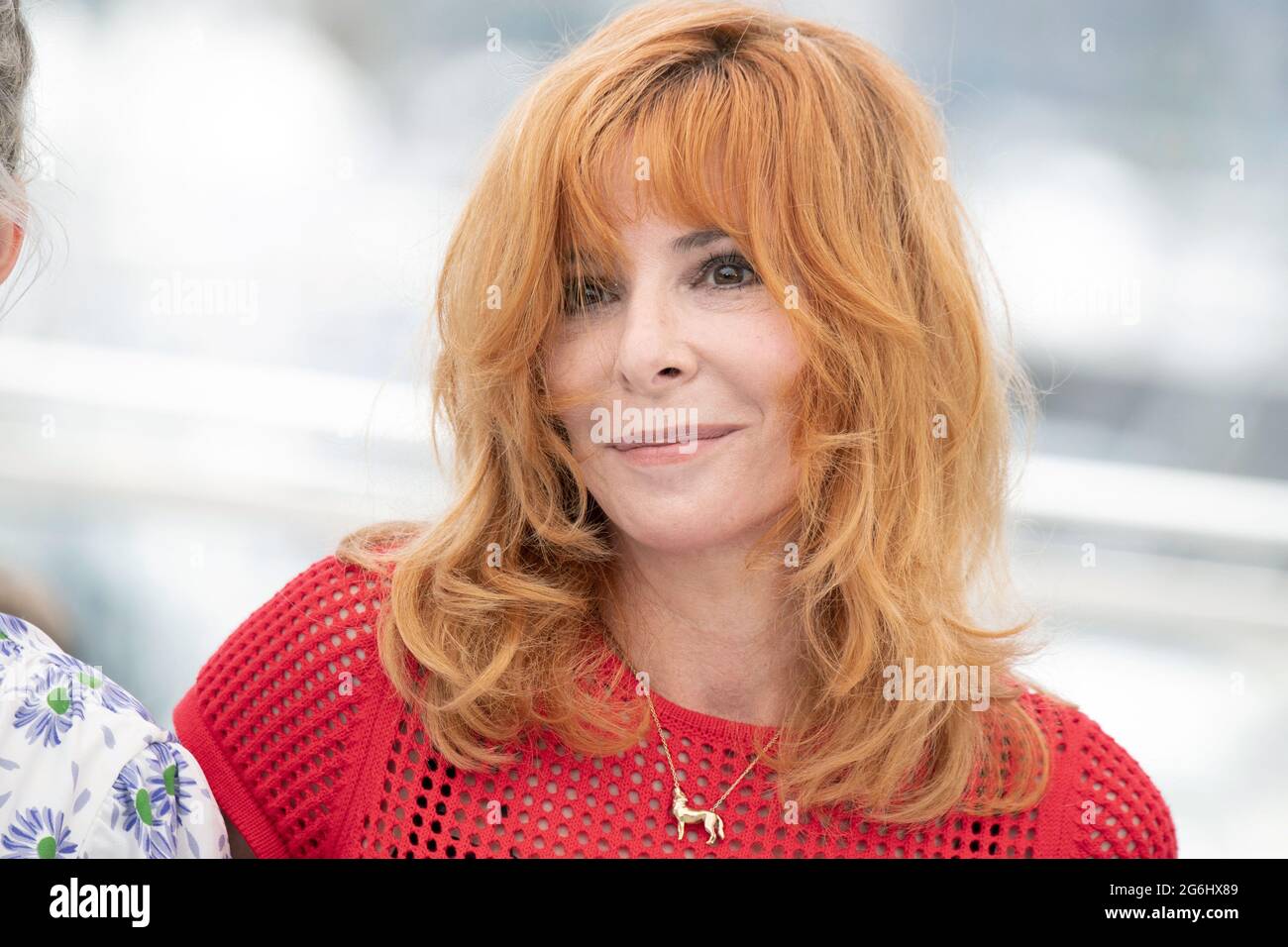 Cannes, France. 06 July 2021, Jury member, Mylene Farmer attends the ...