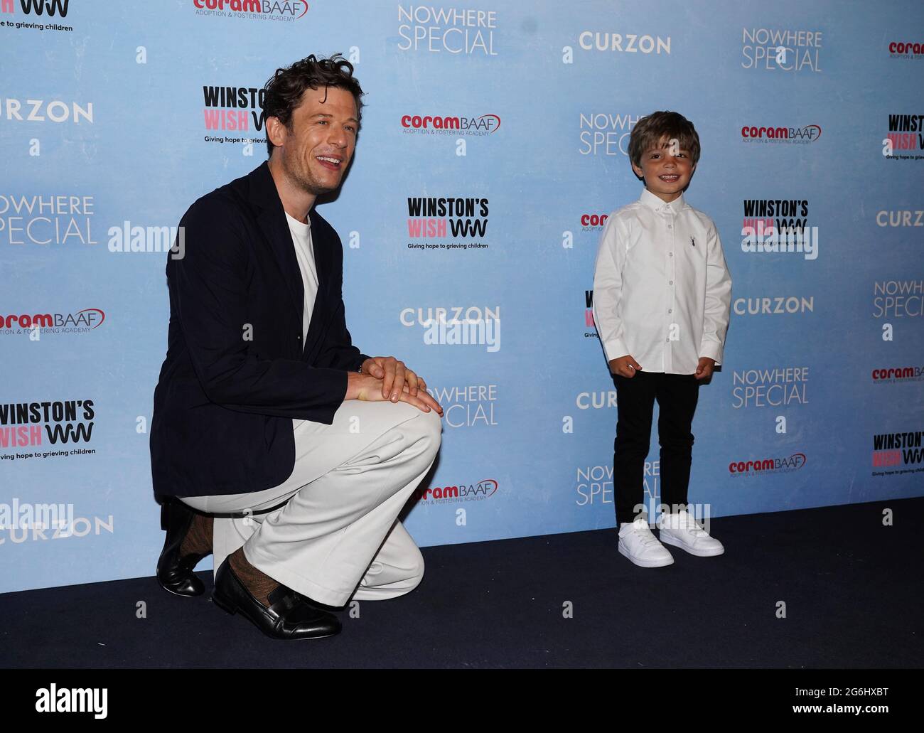 James Norton (left) and Daniel Lamont arriving for a special screening ...
