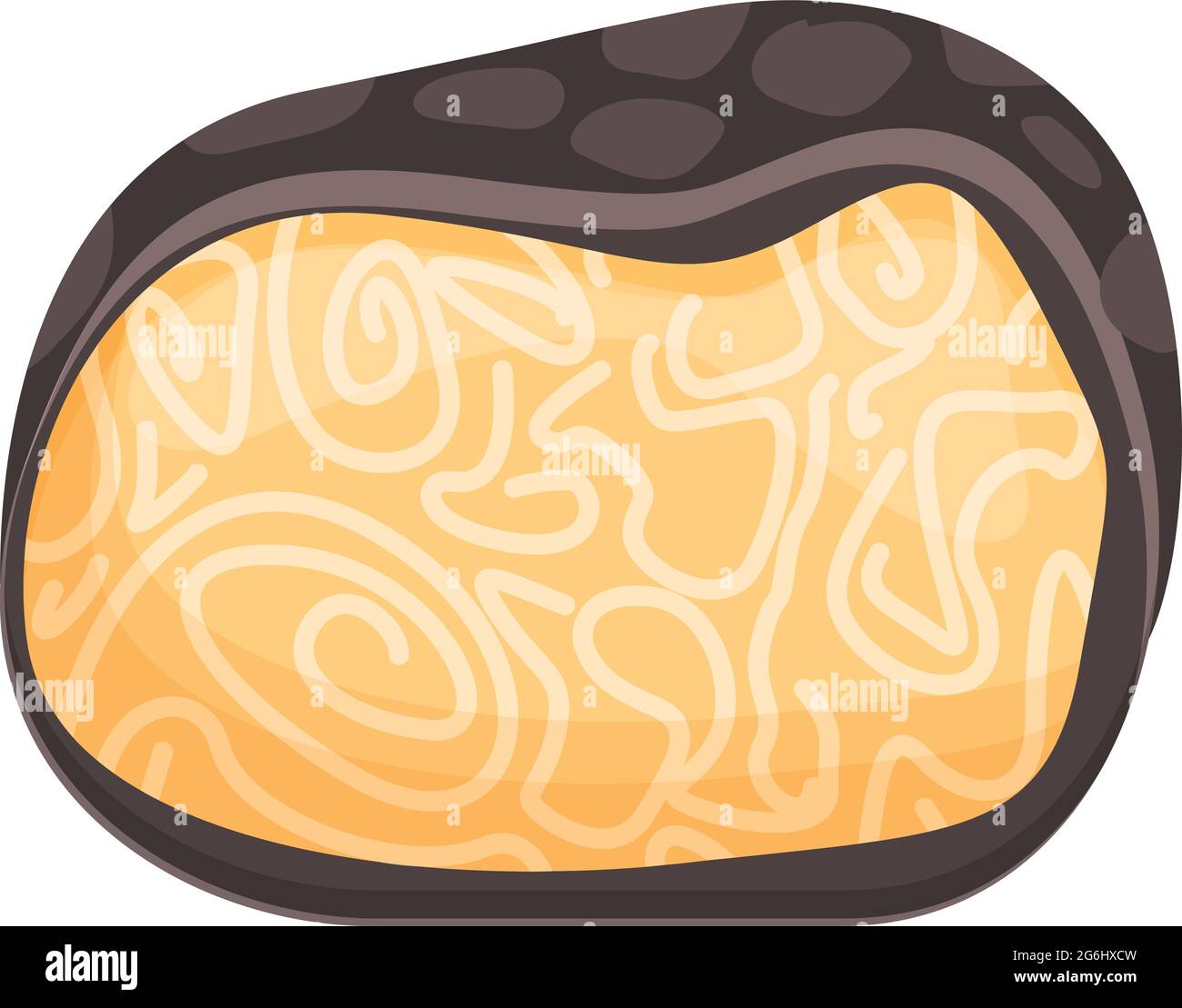 Delicacy truffle icon cartoon vector. Mushroom fungus. Cooking fungi ...