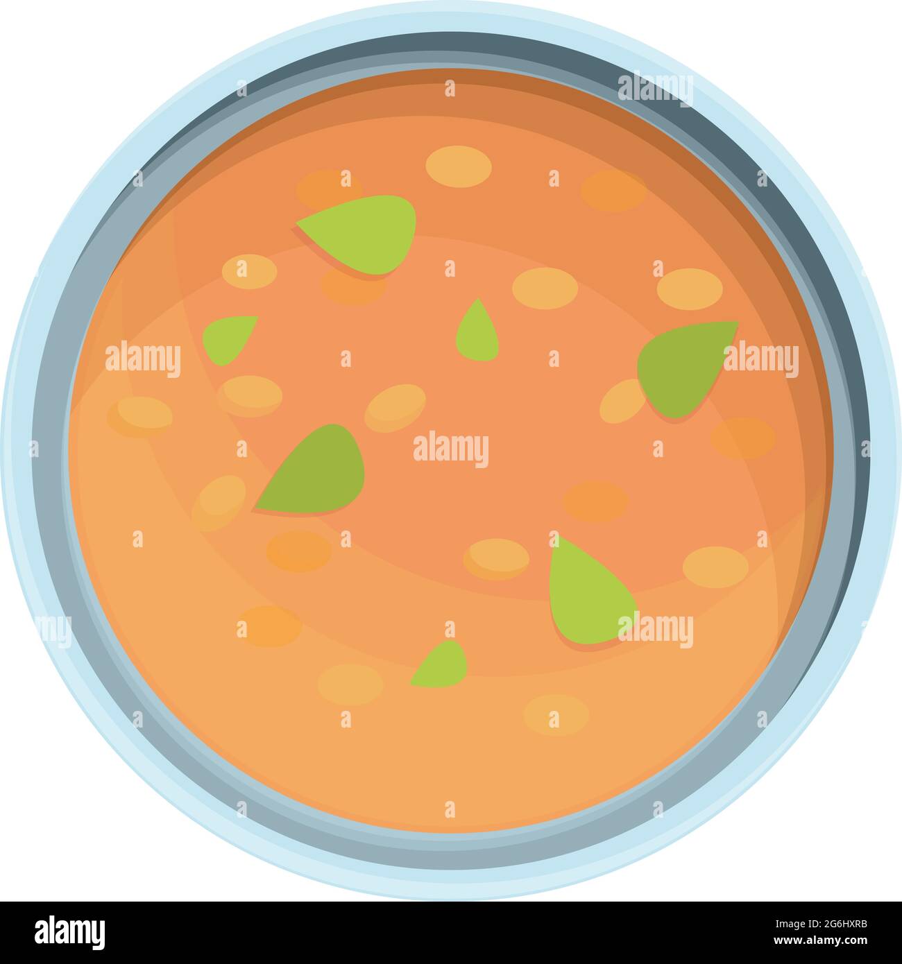 Lentil soup food icon cartoon vector. Red bowl soup. Vegetable lentil ...