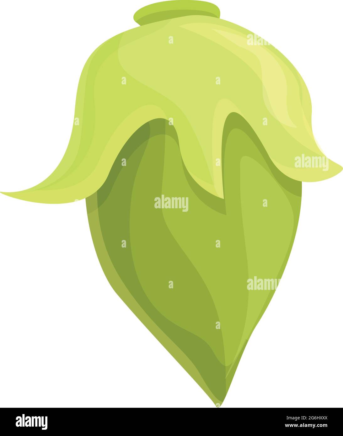 Green lentil icon cartoon vector. Bean vegetable plant. Lentil seed ...