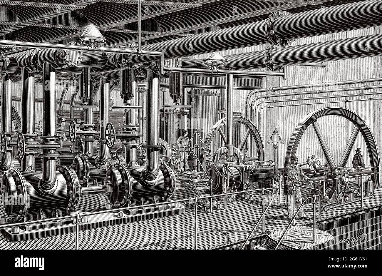 Hotel des Postes. French postal service. New main Post Office, rue du ...