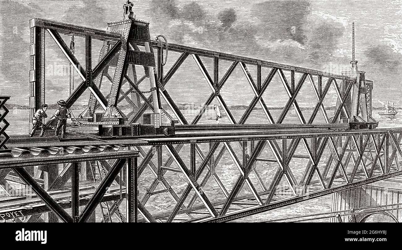 Reconstruction of the Tay Bridge, built in 1887, to replace the one ...