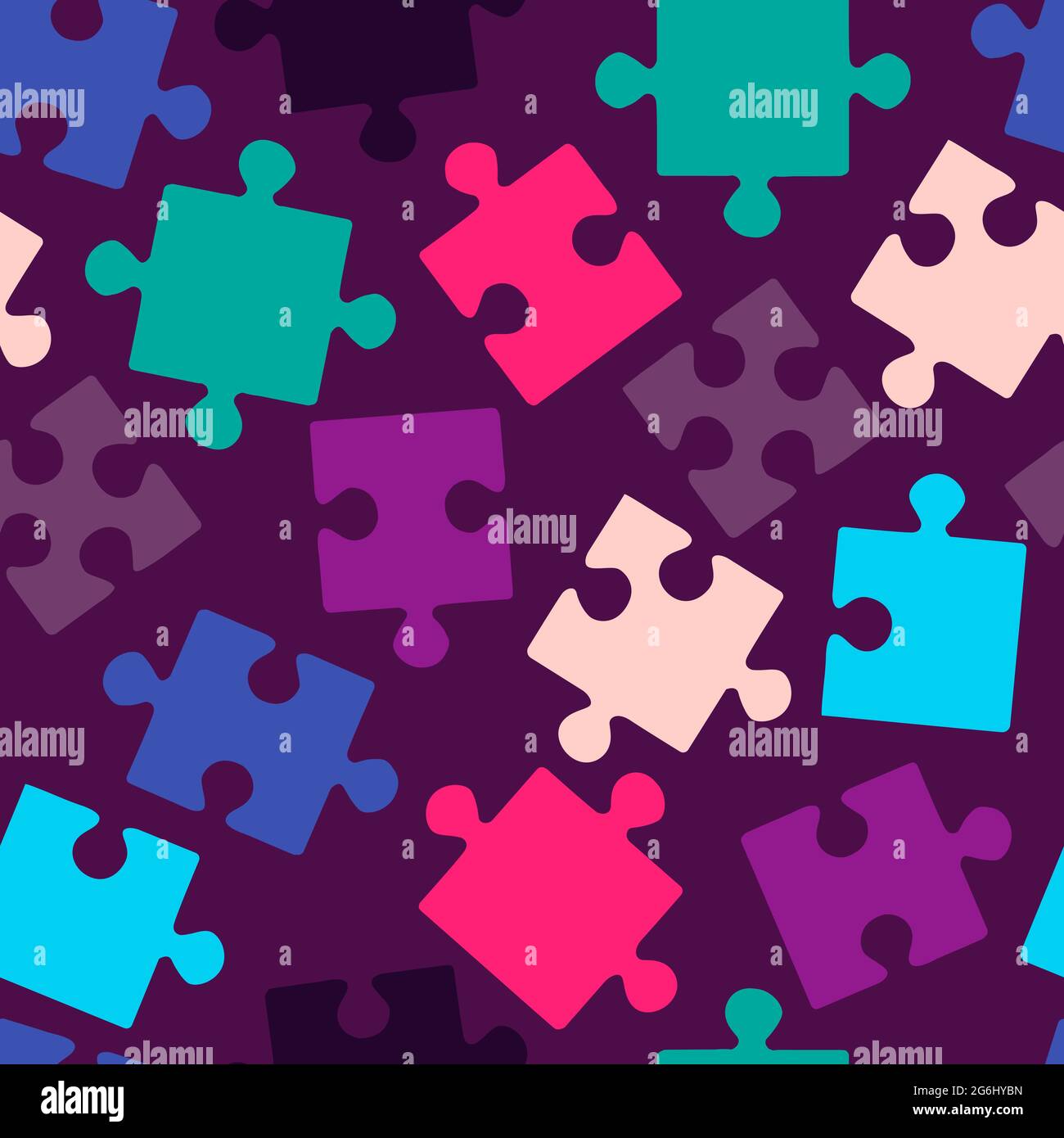 Jigsaw Cover Stock Vector Images - Alamy