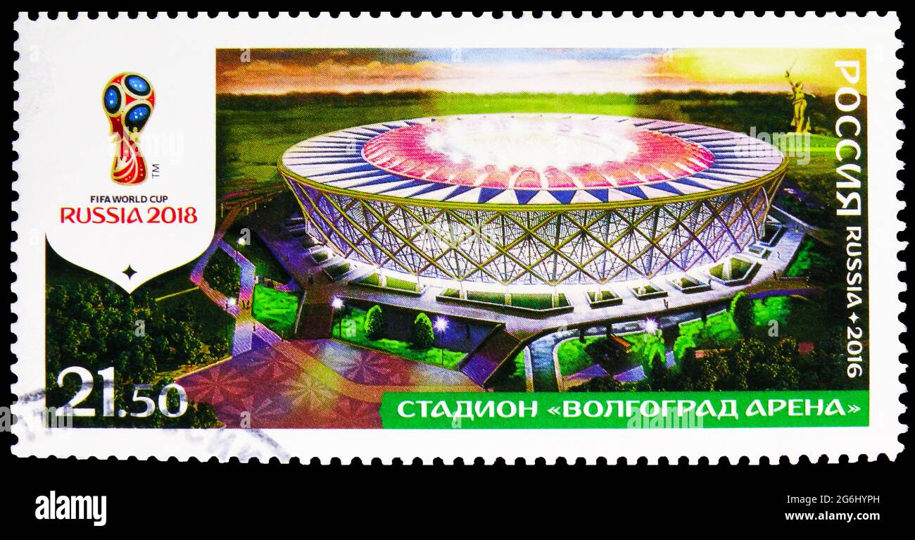 MOSCOW, RUSSIA - MAY 11, 2020: Postage stamp printed in Russia shows ...