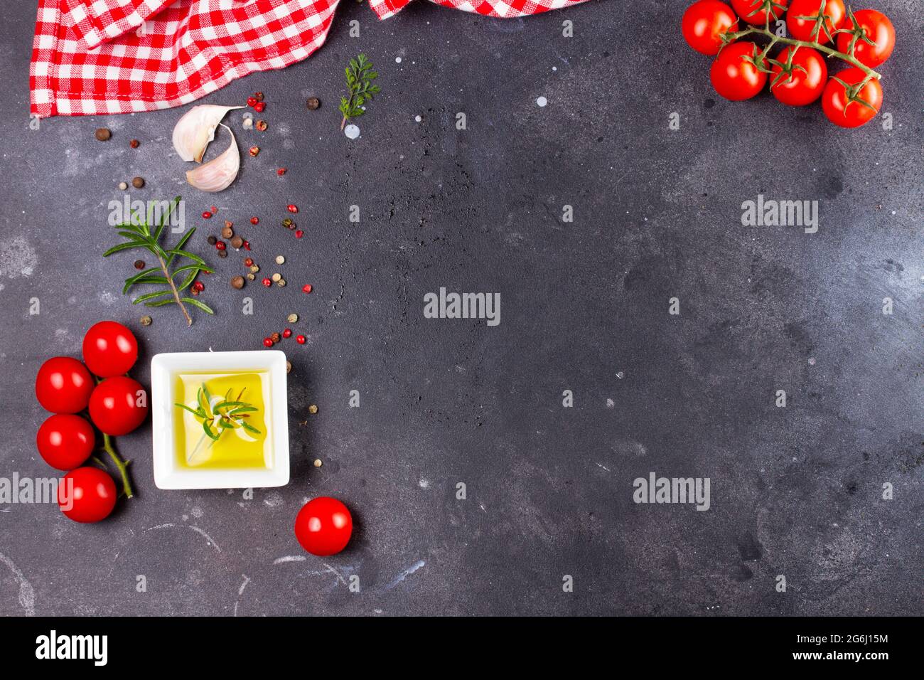 Food background with spices Stock Photo - Alamy