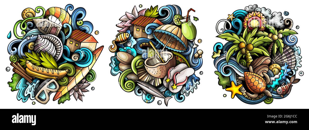 Indian ocean resort island Cut Out Stock Images & Pictures - Alamy