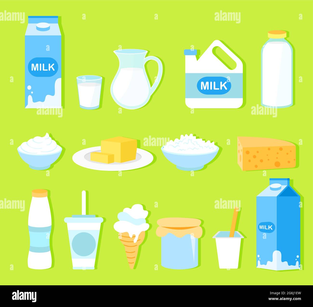 Pack fresh cream in Stock Vector Images - Alamy