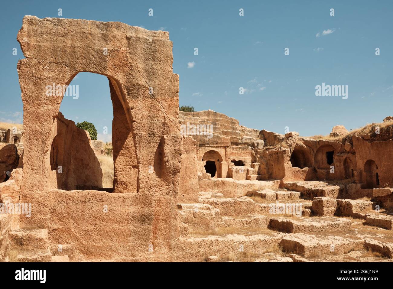 Ruins of Dara Ancient city, East Roman fortress city in northern ...