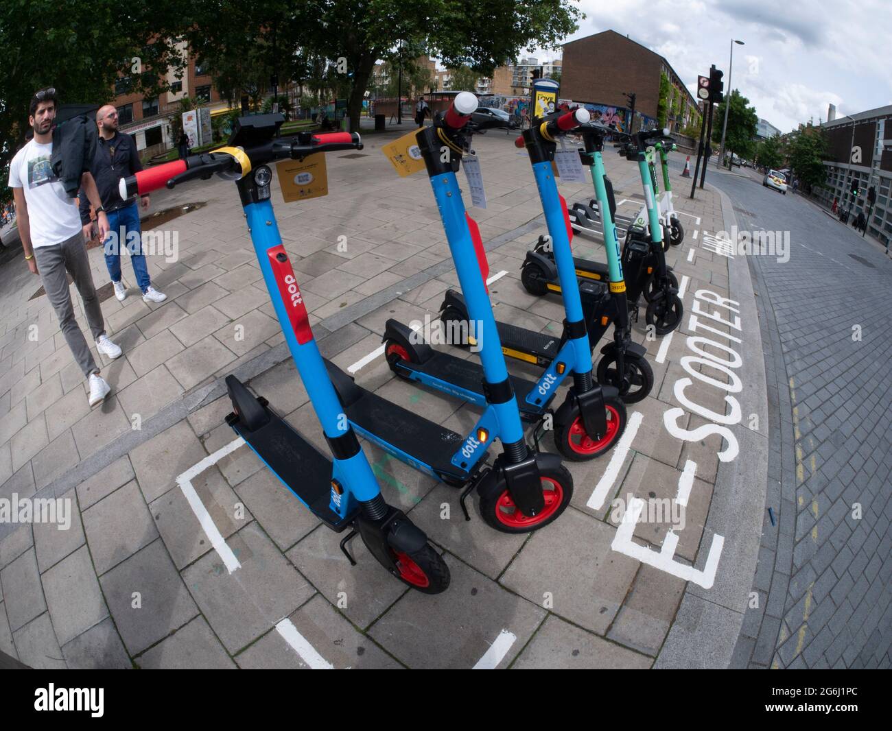 Waterloo London. Lime, Dott and Tier get tender from tfl transport for London and London ...