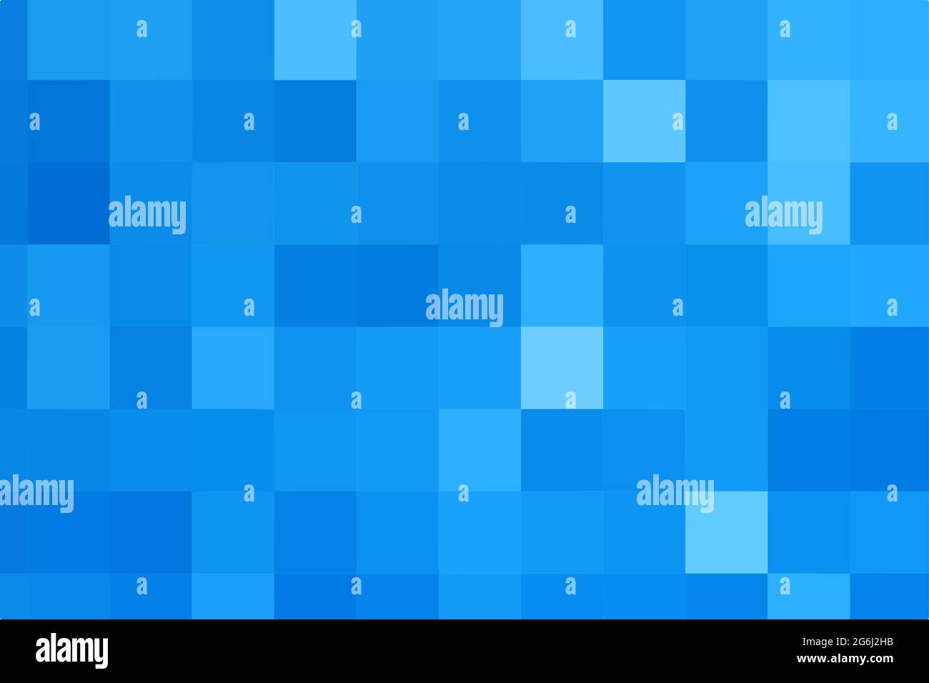 Abstract pixel blue background. Geometric texture from blue squares ...