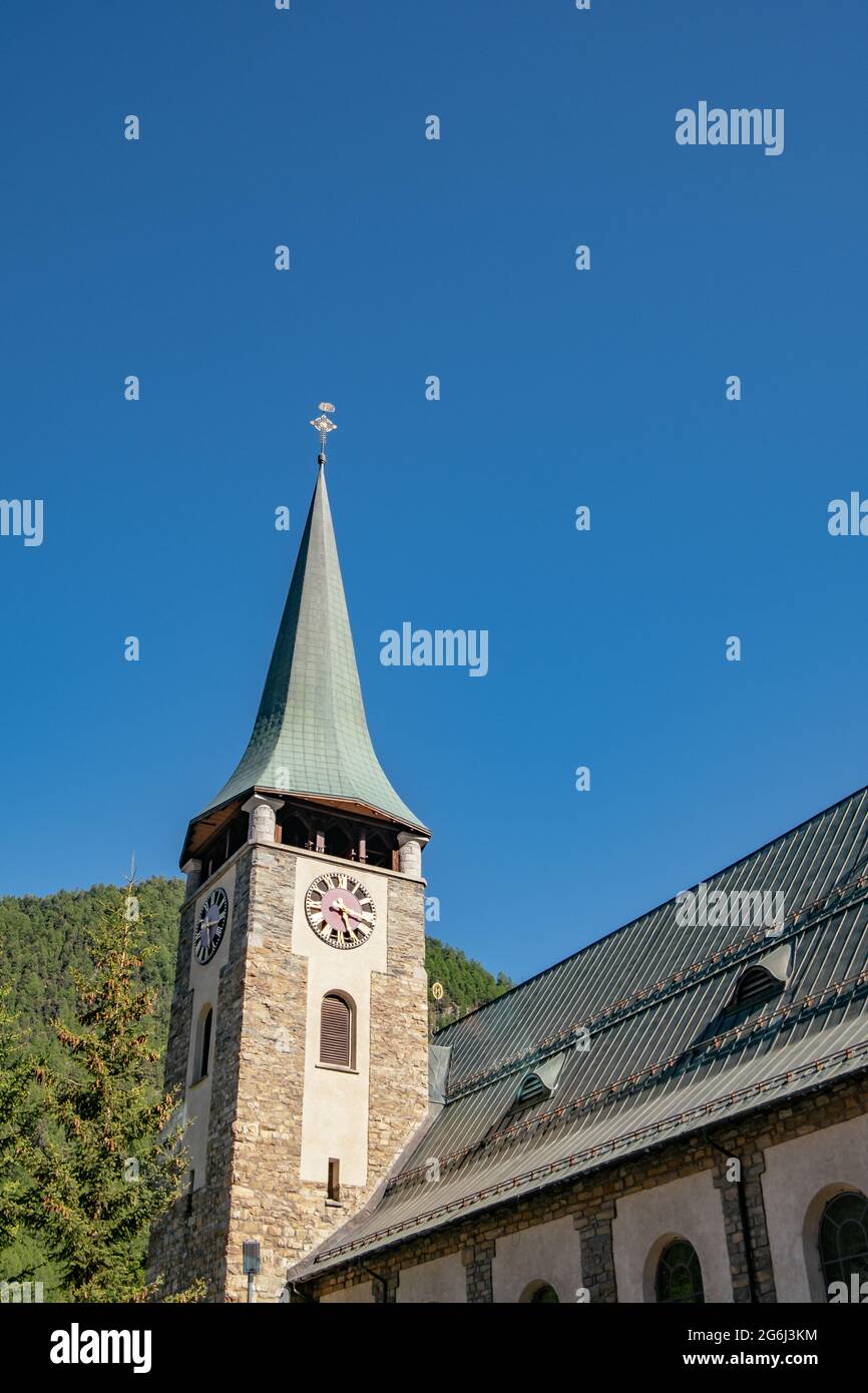The Iconic Tower of the Pfarrkirche St. Mauritius - catholic church of ...
