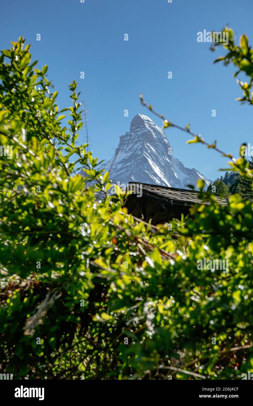 The Mighty and Beautiful Matterhorn Peak, The Famous and Iconic Swiss ...