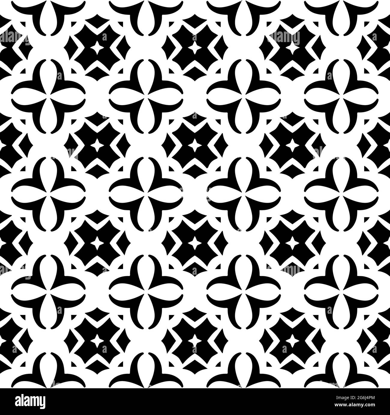 floral seamless pattern background.Geometric ornament for wallpapers ...