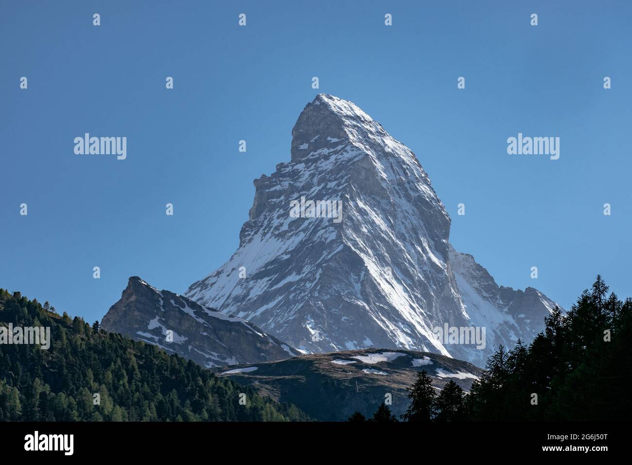 The Mighty and Beautiful Matterhorn Peak, The Famous and Iconic Swiss ...
