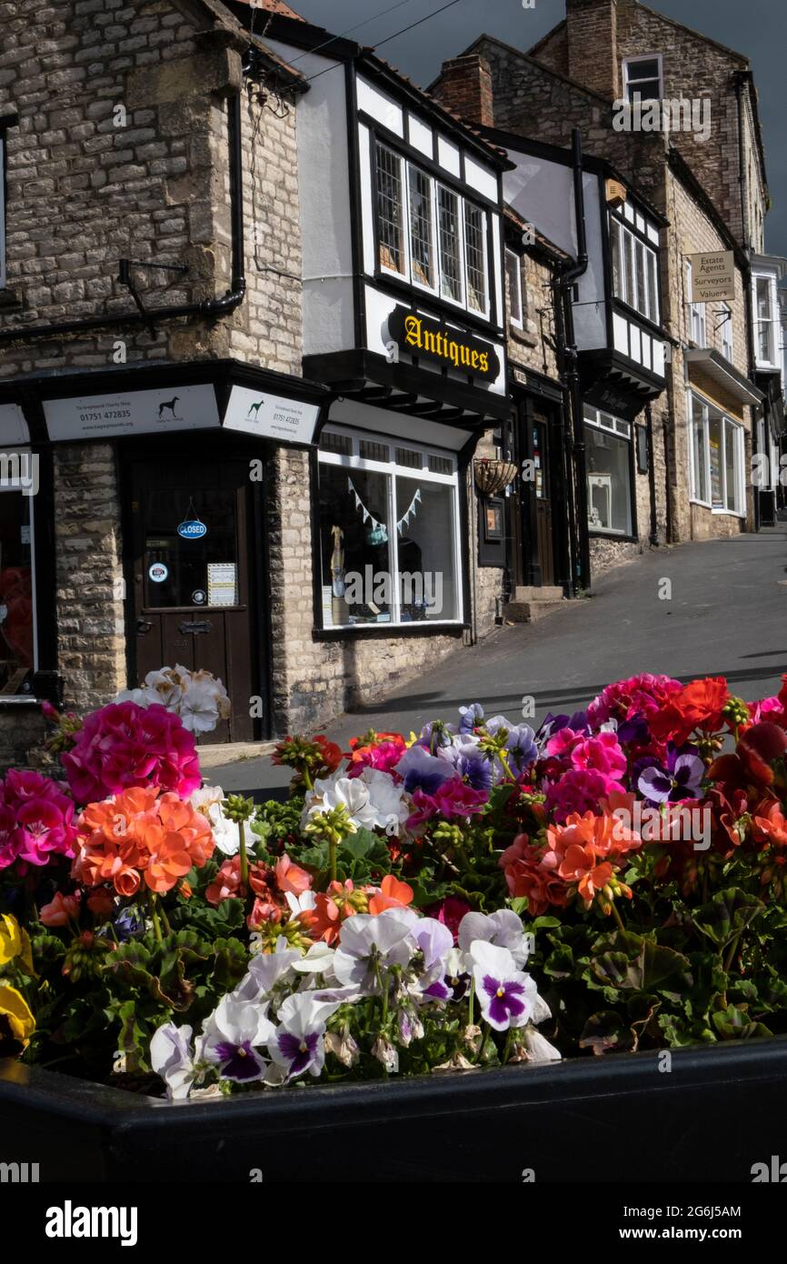 Market Place, Pickering village, North Yorkshire gateway to the Moors ...