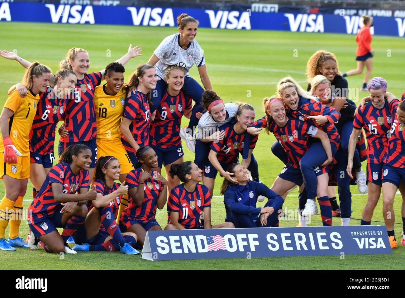 Us womens national team hi-res stock photography and images - Alamy