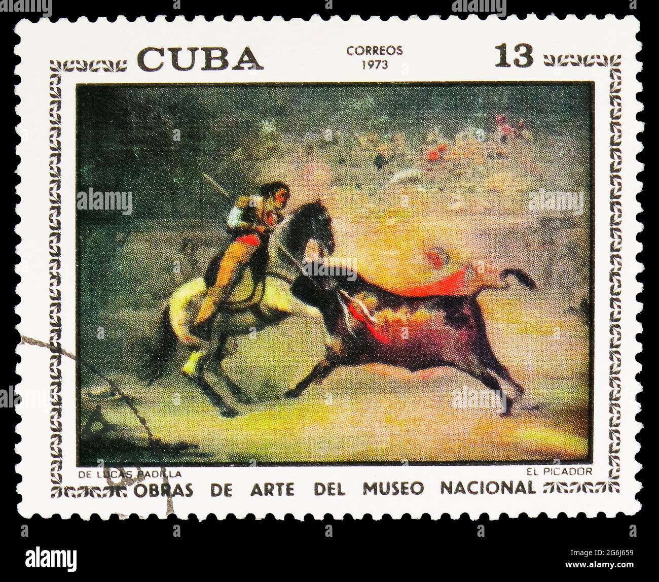 MOSCOW, RUSSIA - MARCH 21, 2020: Postage stamp printed in Cuba shows ...