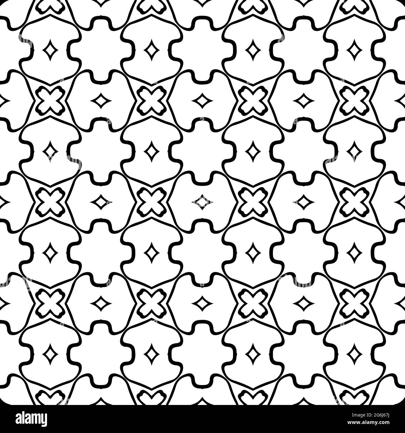 floral seamless pattern background.Geometric ornament for wallpapers ...