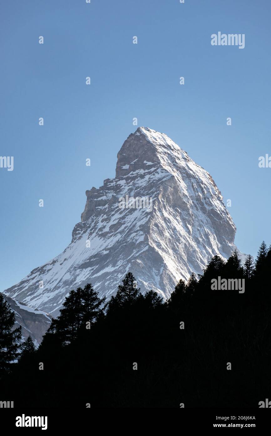 The Mighty and Beautiful Matterhorn Peak, The Famous and Iconic Swiss ...