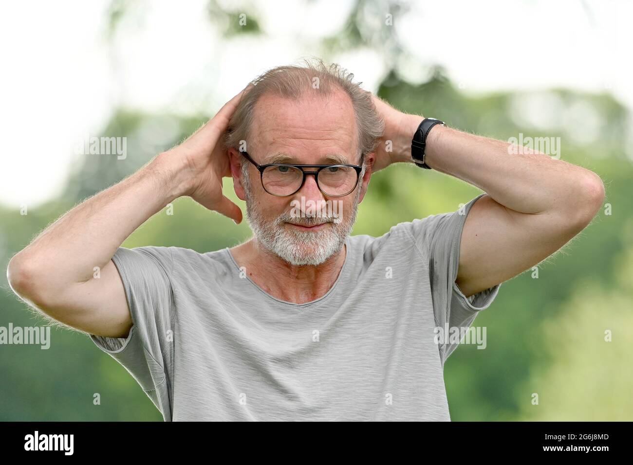 Munich, Deutschland. 06th July, 2021. Peter Lohmeyer (actor), single ...