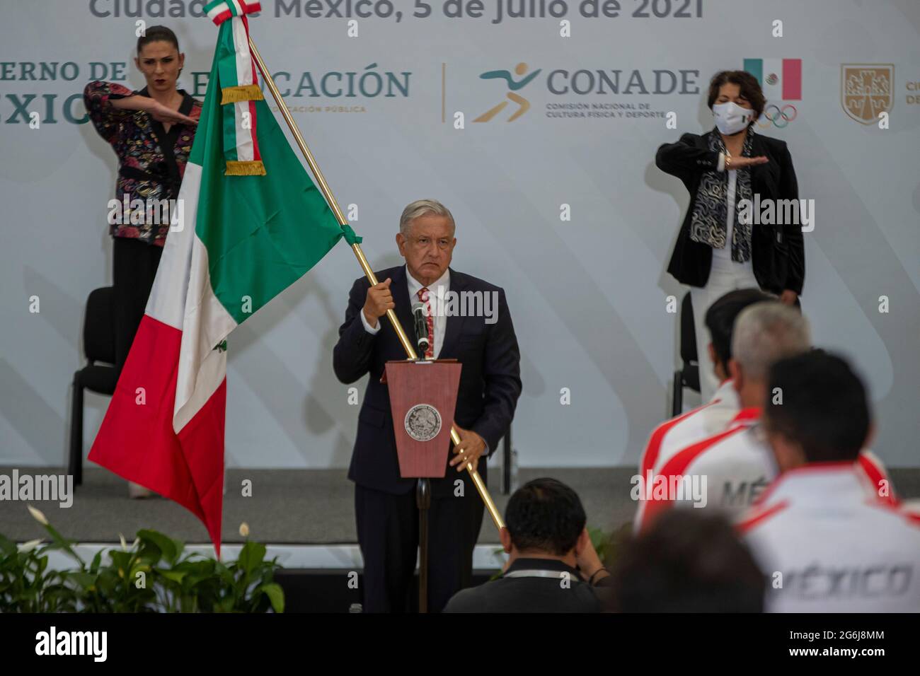 Non Exclusive: MEXICO CITY, MEXICO JULY 5: Mexico’s President Andres ...