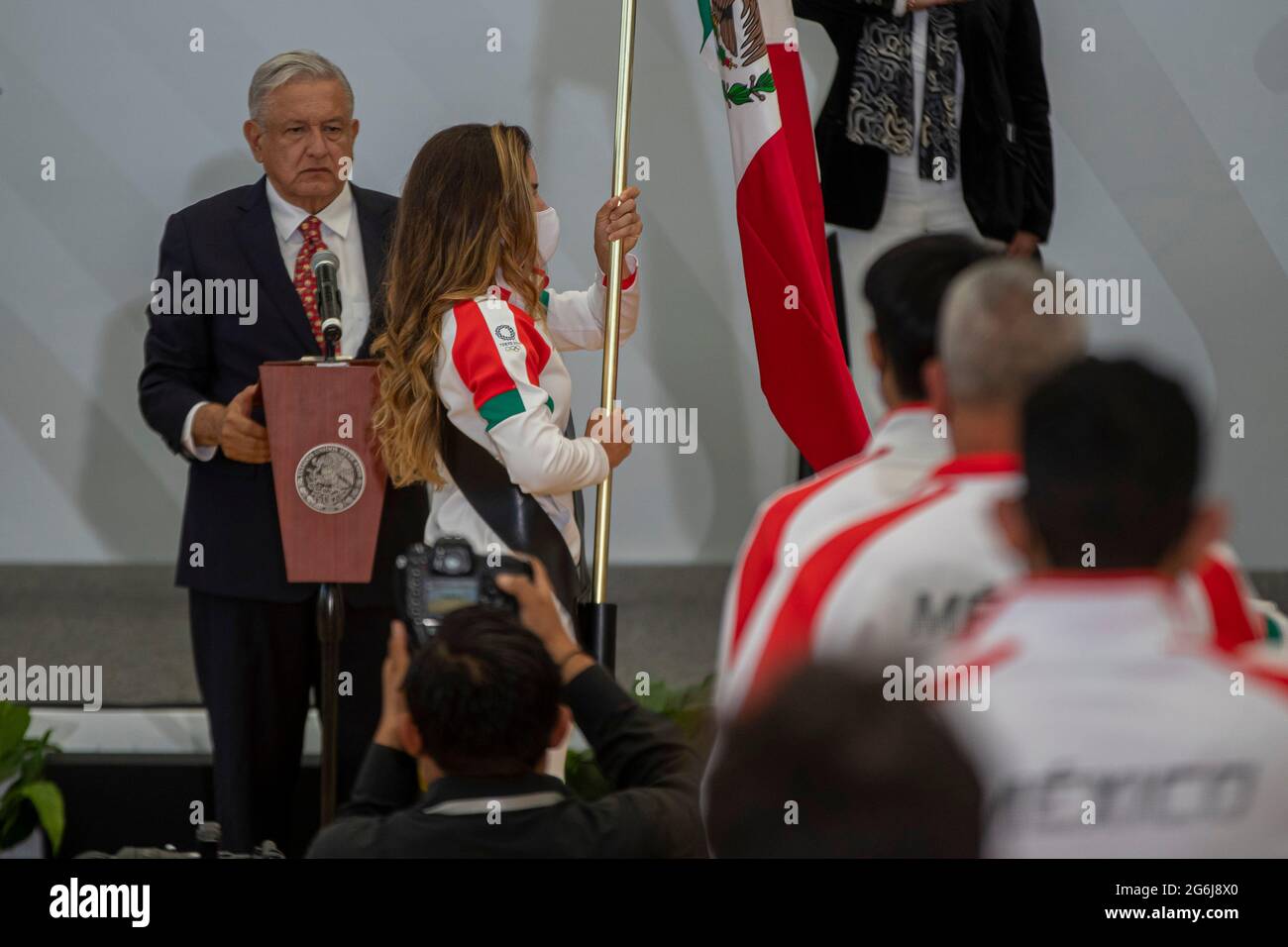Non Exclusive: MEXICO CITY, MEXICO JULY 5: Golfer Gabriela Lopez holds ...