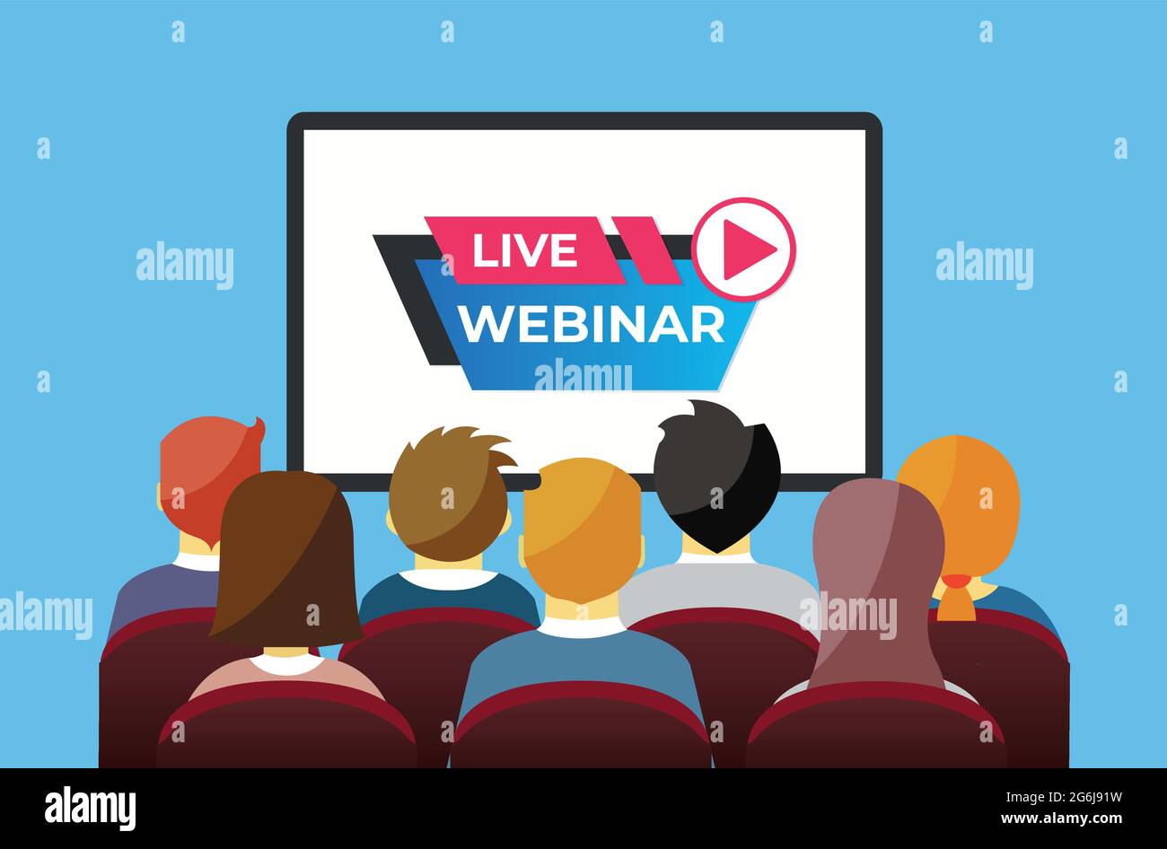 People watching video. Digital network television live stream ...