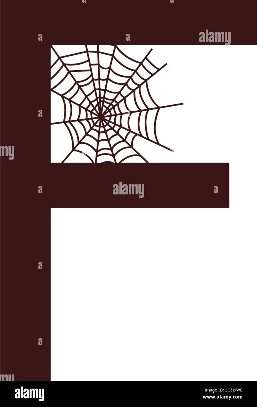 Spider web alphabet hi-res stock photography and images - Alamy