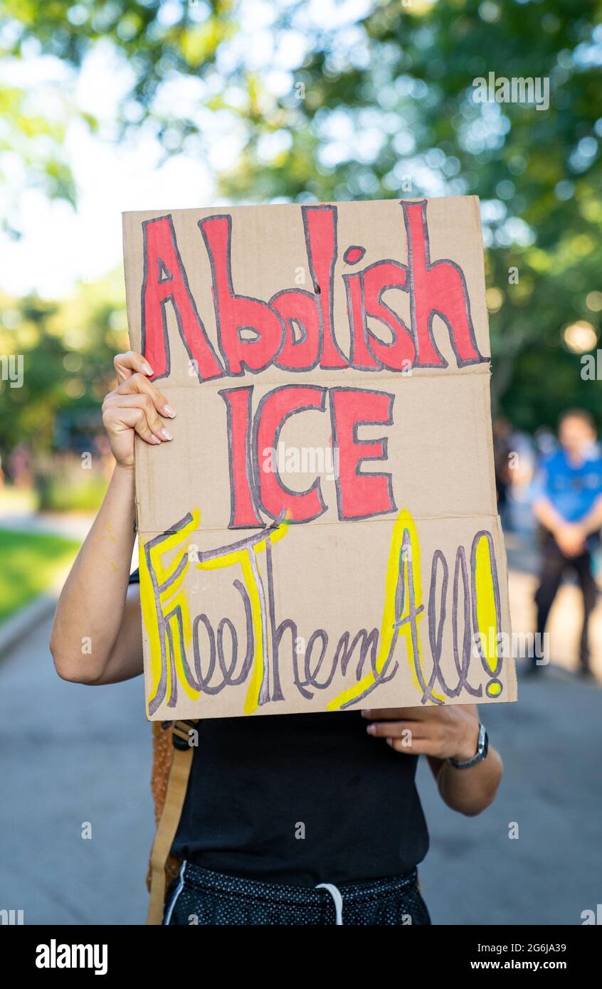 Free them all protest - A gathering to denounce mass deportations ...