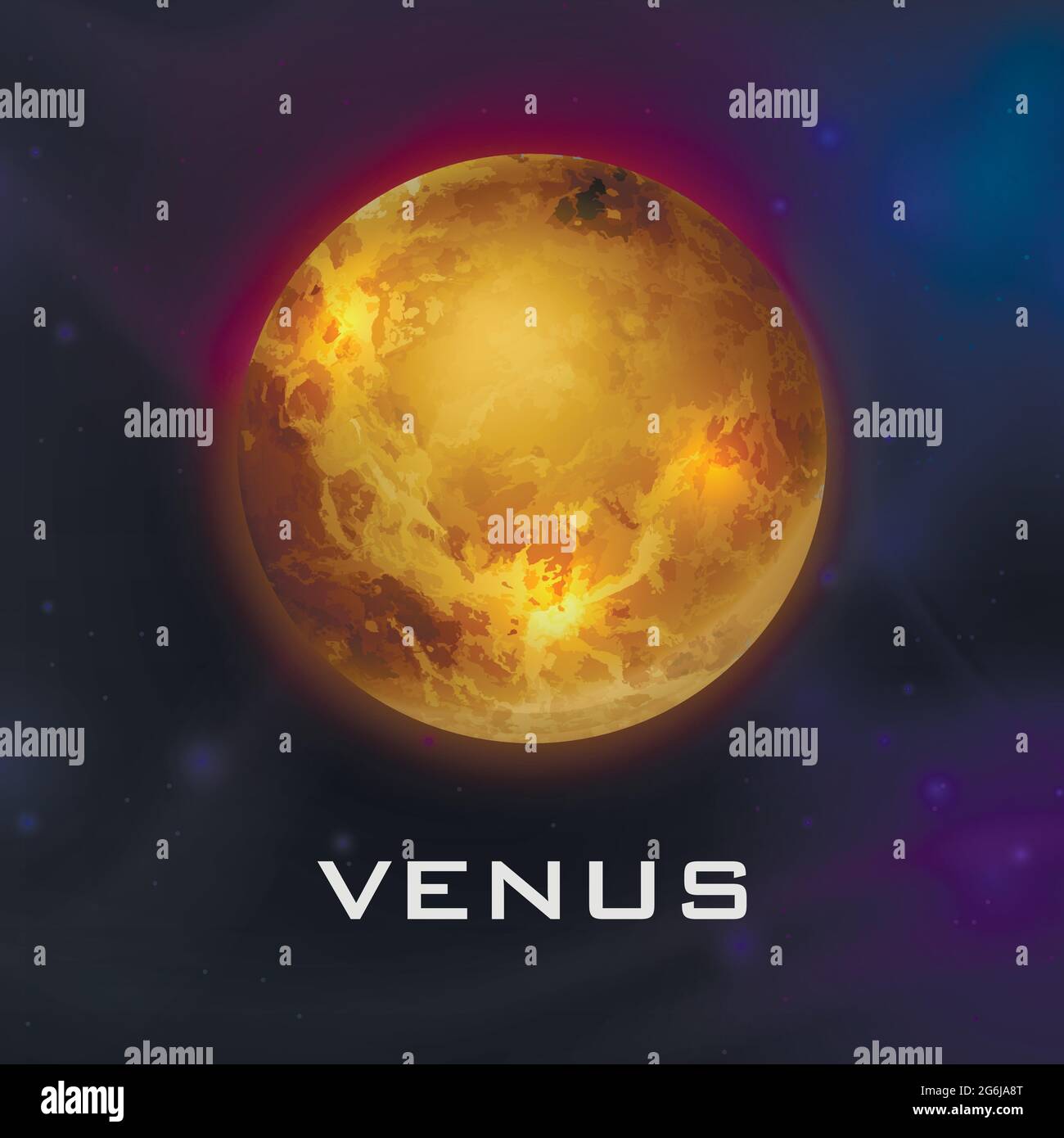 Planet Venus In The Sky