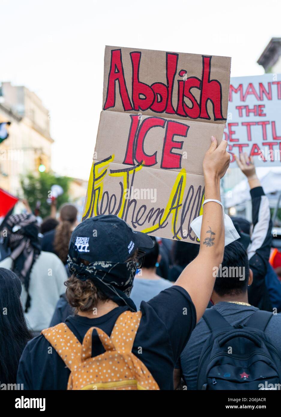 Free them all protest - A gathering to denounce mass deportations ...