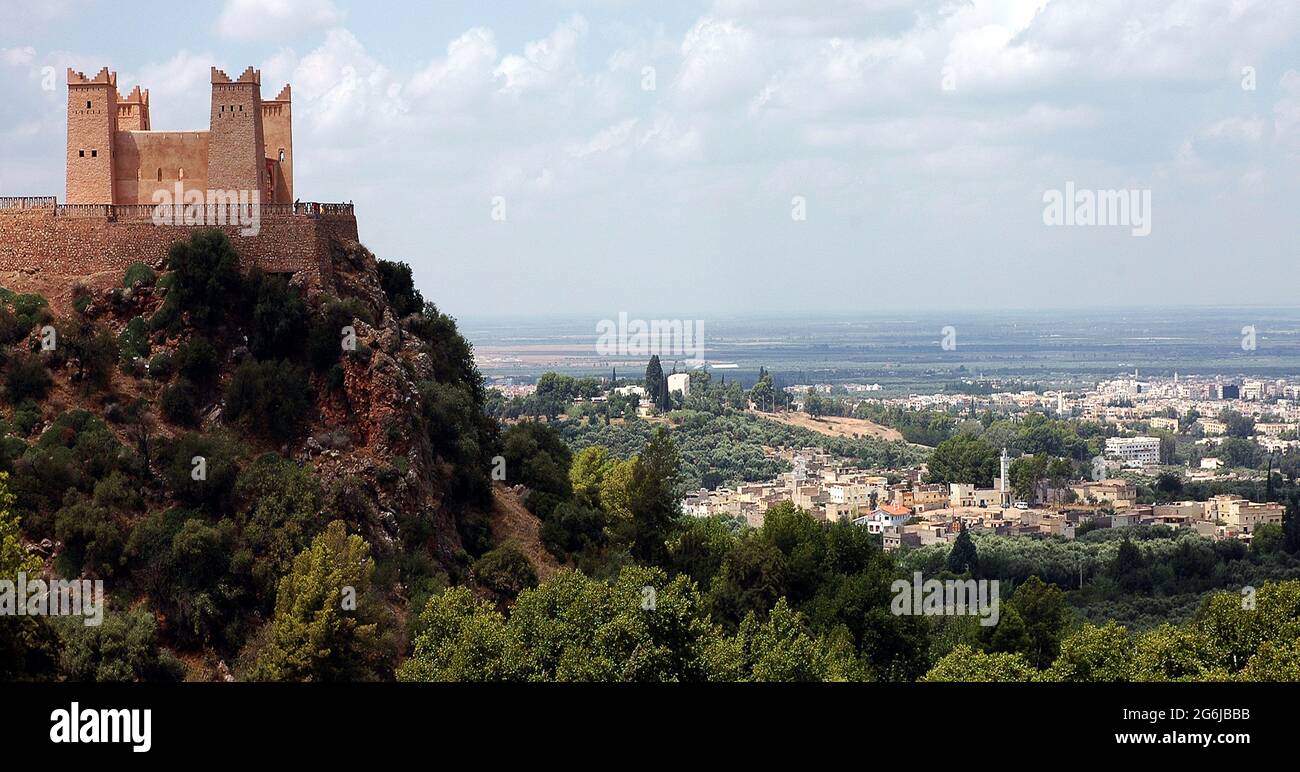 View over the city of Beni Mellal in Morocco Stock Photo - Alamy