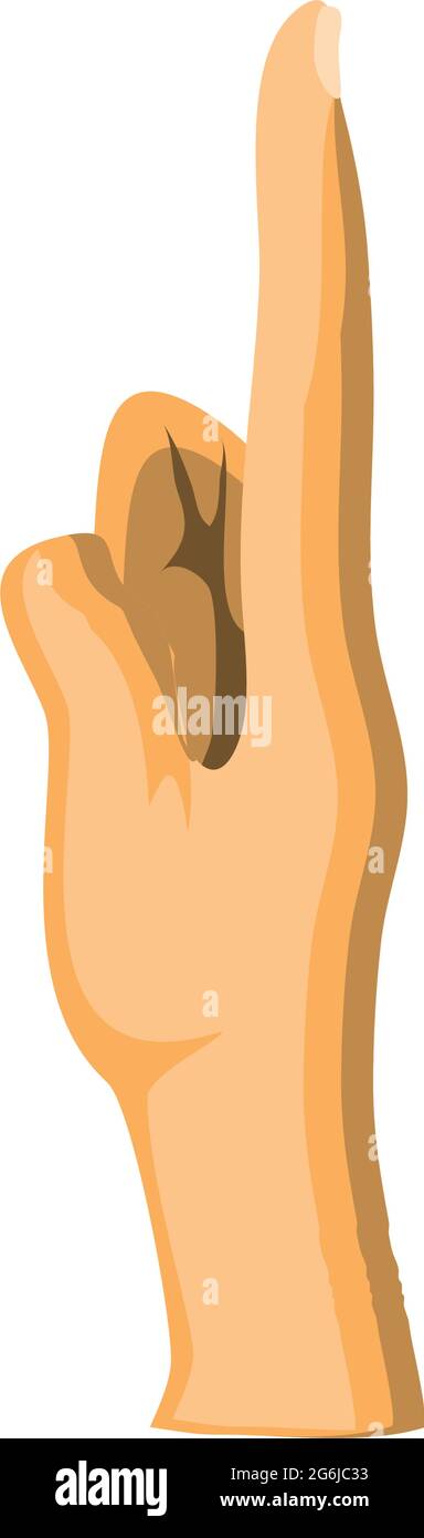 Hand index finger lift Stock Vector Images - Alamy