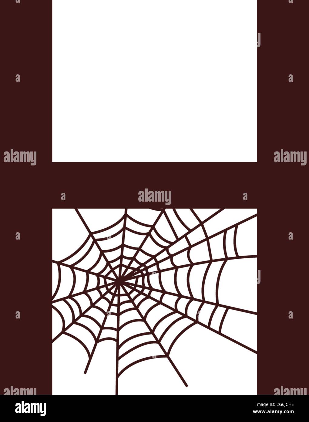 Letter H with spider web icon design template vector illustration Stock ...