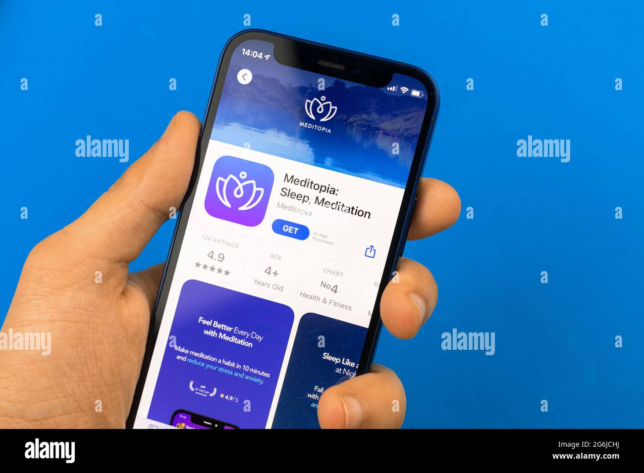 Meditopia icon hi-res stock photography and images - Alamy