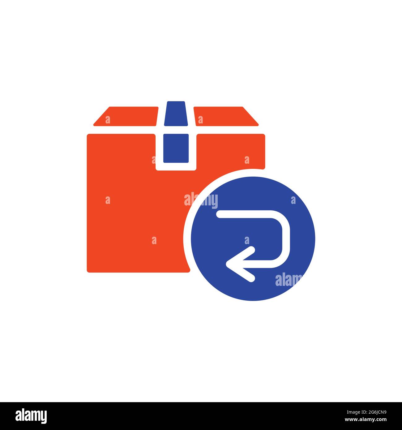 Return purchase glyph icon. E-commerce sign. Graph symbol for your web ...