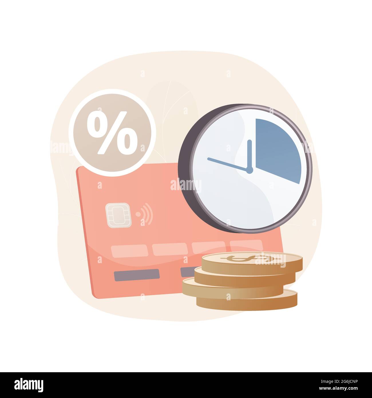 Installment tax payments abstract concept vector illustration Stock ...