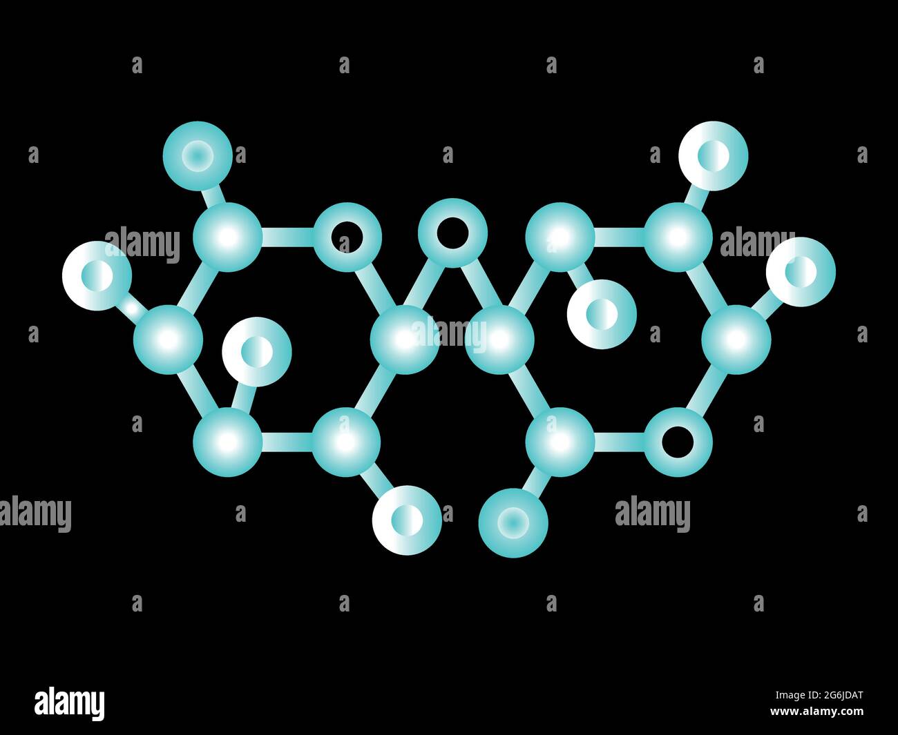 Lactose molecule vector illustration set. 3d, realistic, icon and ...