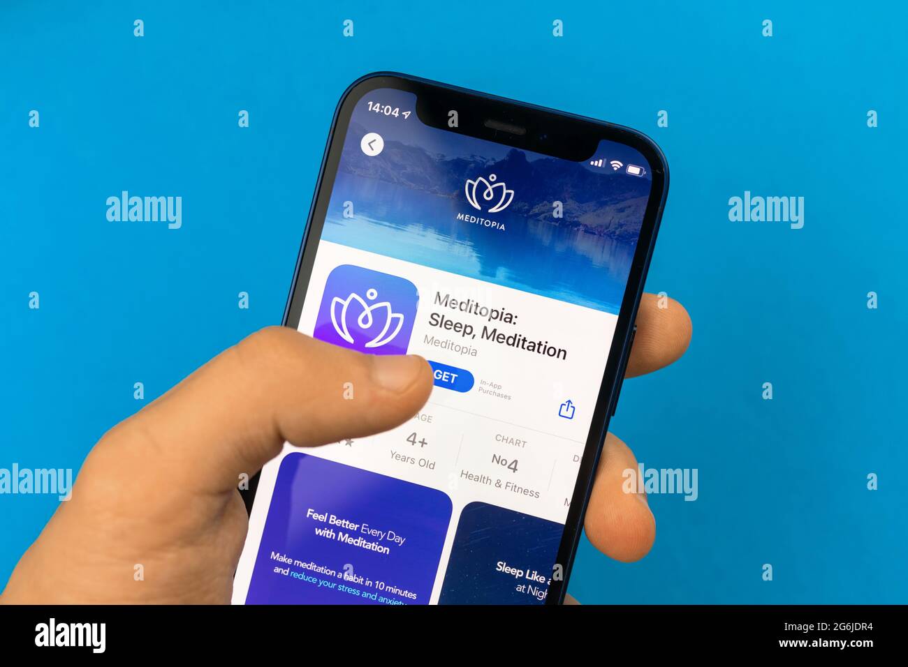 Meditopia icon hi-res stock photography and images - Alamy