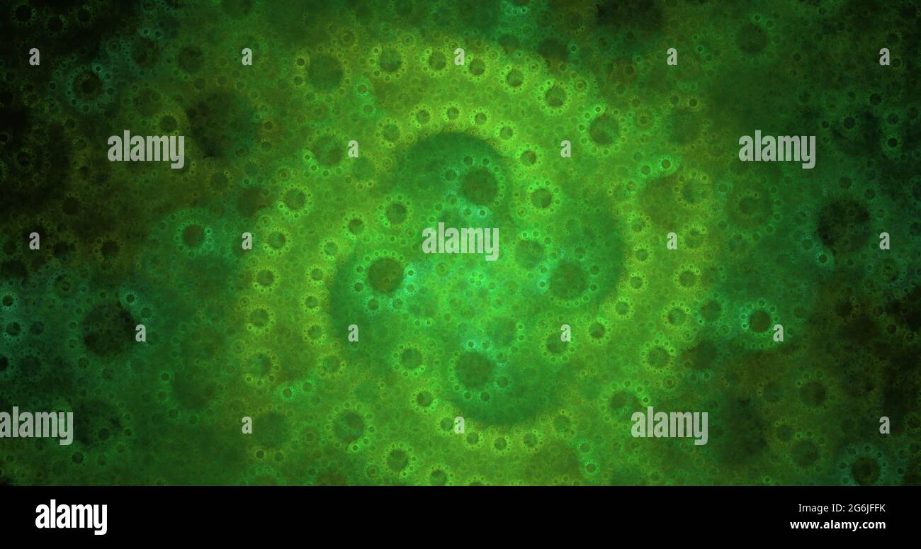 abstract green fractal illustration useful as a background Stock Photo ...