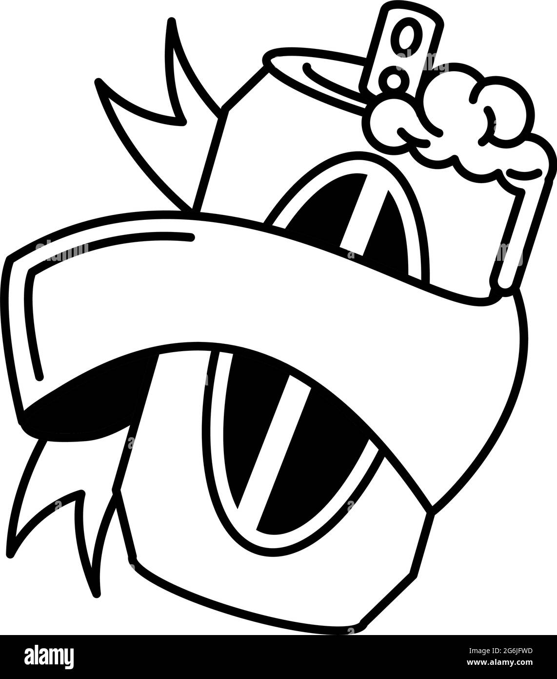 beer can emblem Stock Vector Image & Art - Alamy